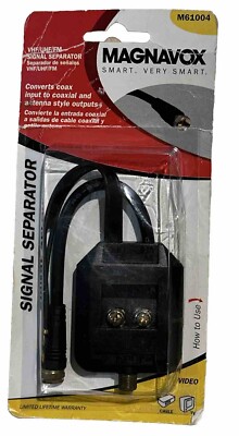 Magnavox VHF/UHF/FM Signal Separator splitter 75 ohm to a 75, two 300 ...