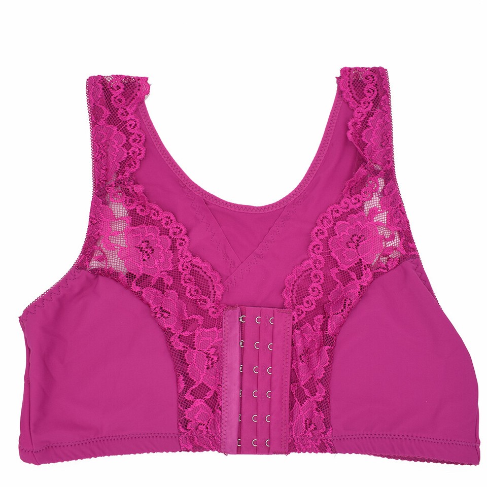 Front Hooks Bra Ladies Bras Sports Vest Wireless Brassiere Lace Sexy ...