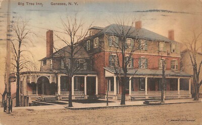 # A2234 GENESEO N.Y. POSTCARD, BIG TREE INN | eBay