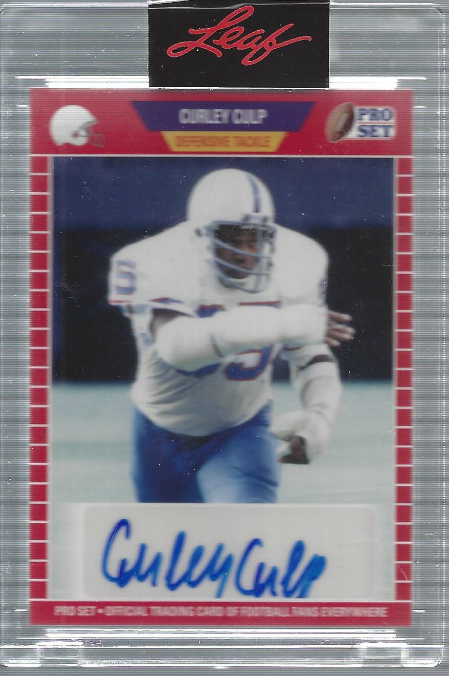 2021 Leaf Pro Set Sports Autographs Red #PSACC2 Curley Culp Auto - NM ...