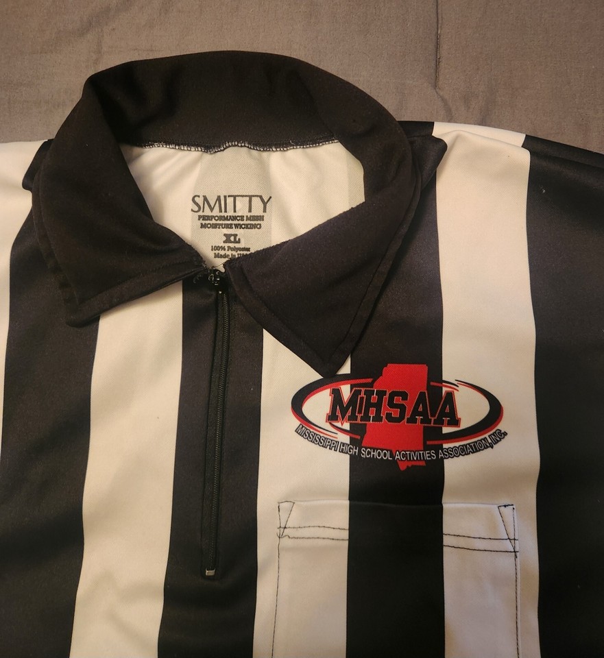 Smitty Long Sleeve Football Officials Referee Shirt XL MHSAA | eBay