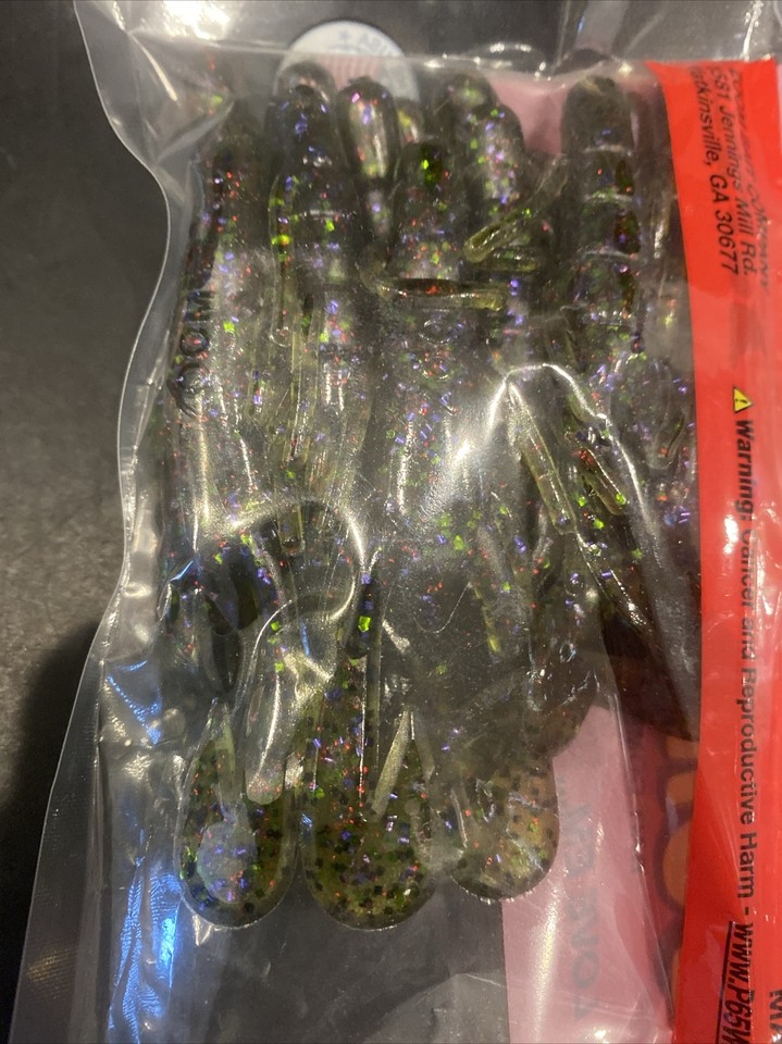 Zoom Super Salt Plus Ultra Vibe Speed Craw Watermelon Candy Red | eBay