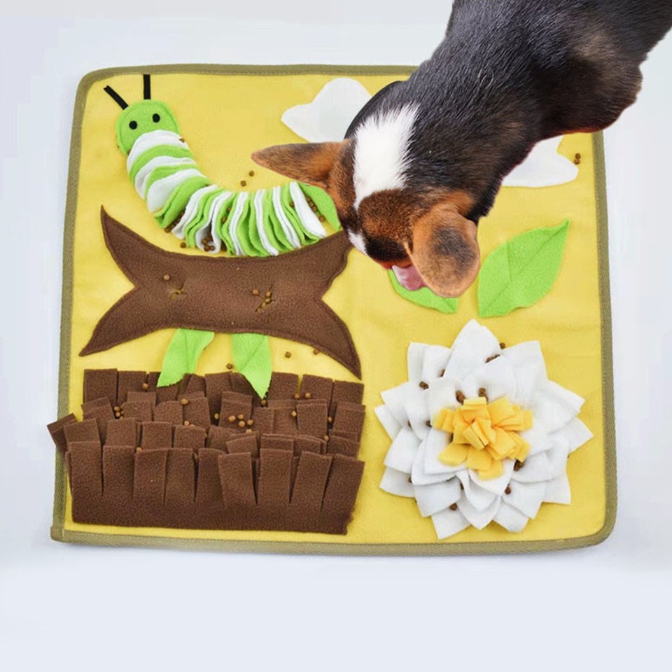 Dog Foraging Mat Comfortable Puppy Bite-resistant Sniff Mat Food Hidden ...