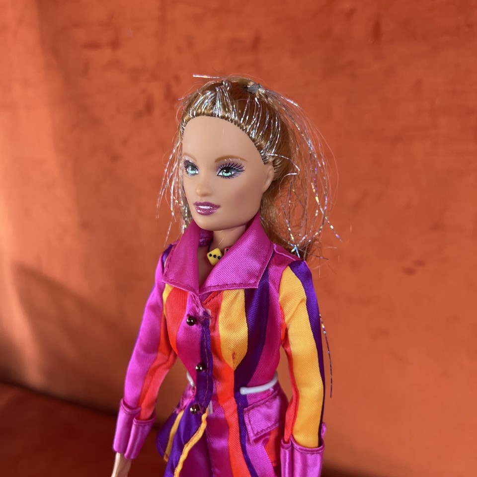 Mattel Unknown Blonde Barbie Doll Unboxed & Redressed OOAK W/ Glitter ...