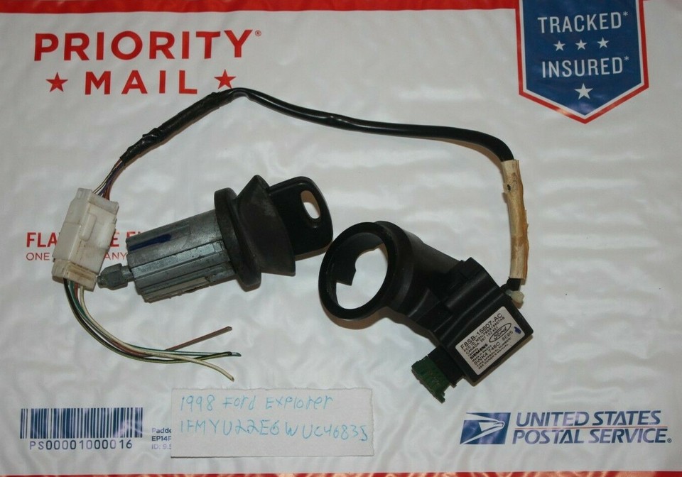F8SB-15607-AC Ford /Lincoln Ignition Cylinder+Anti Theft Transceiver ...