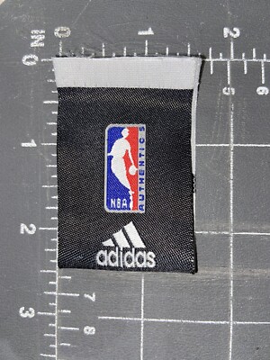 National Basketball Association NBA Authentics Logo Patch Neck Tag ...