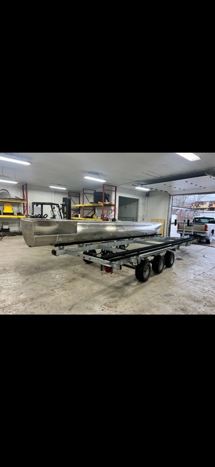 Pontoon log with Transom, Custom Length for tritoon conversion | eBay