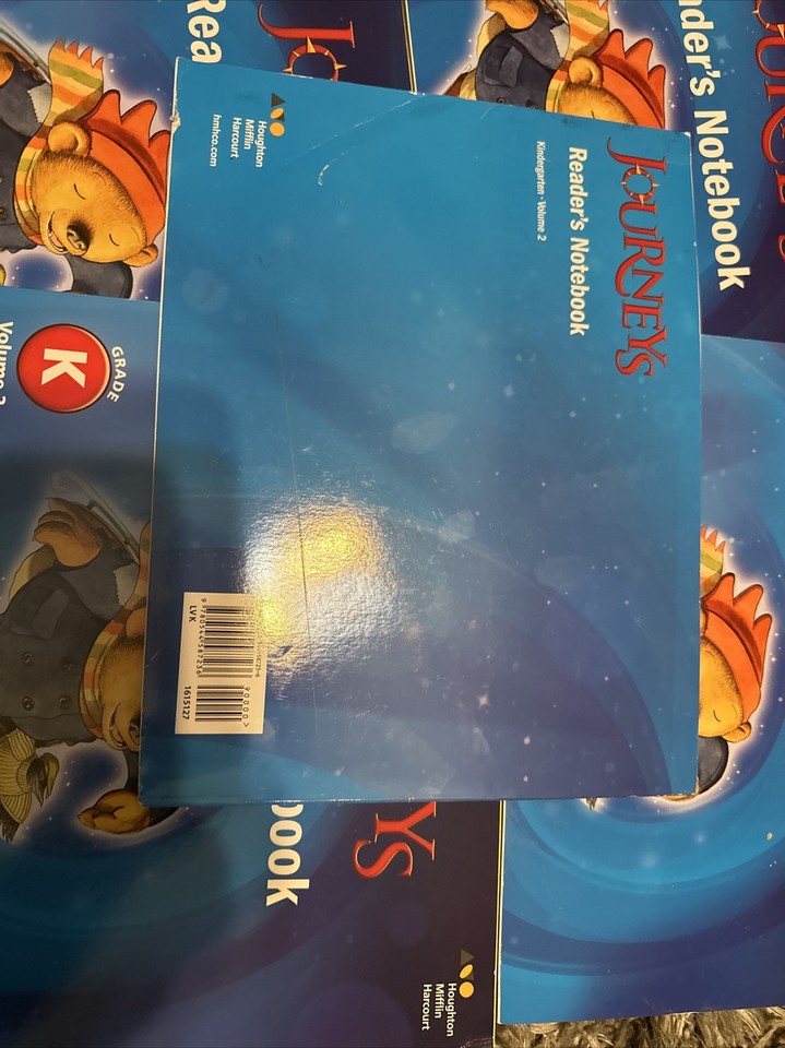 5 QTY Journeys: Reader's Notebook Volume 2 Grade K - Stationery (bc4 ...