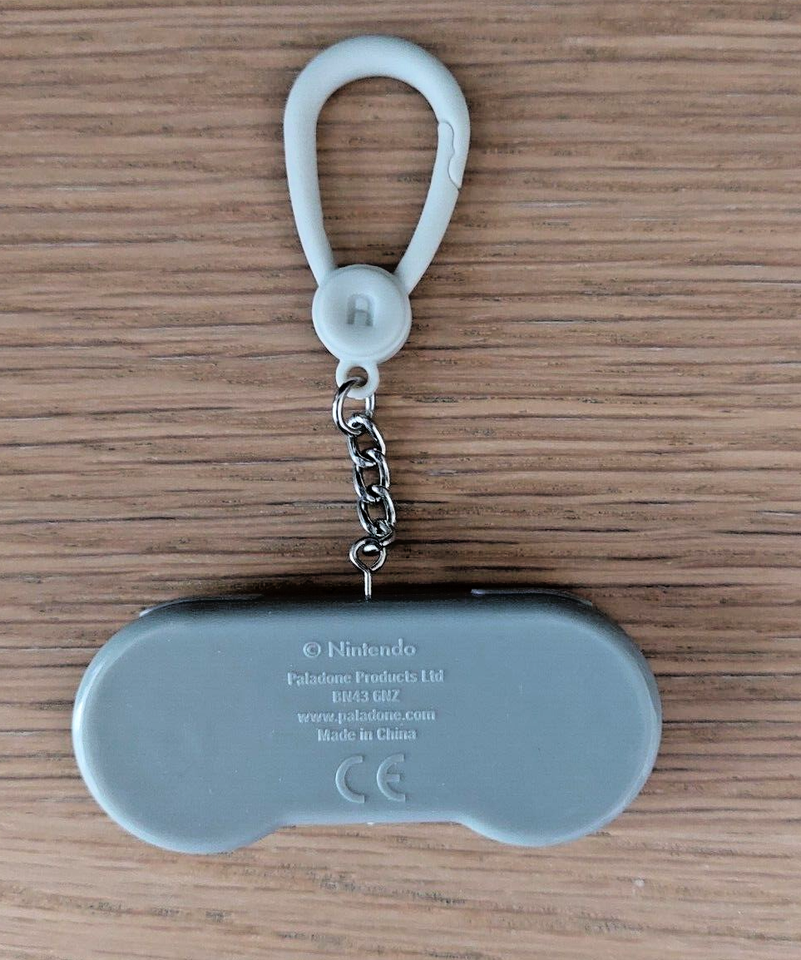 Nintendo Classic Super Nintendo Controller Backpack Buddies Keychain ...