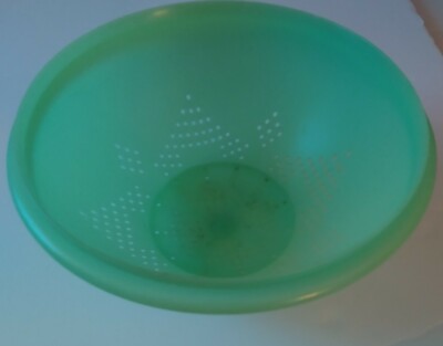 Vintage Tupperware Jadeite Green Colander strainer vintage | eBay