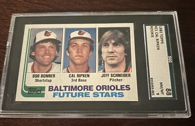 1982 TOPPS ORIOLES FUTURE STARS #21 CAL RIPKEN JR RC ROOKIE BASEBALL ...