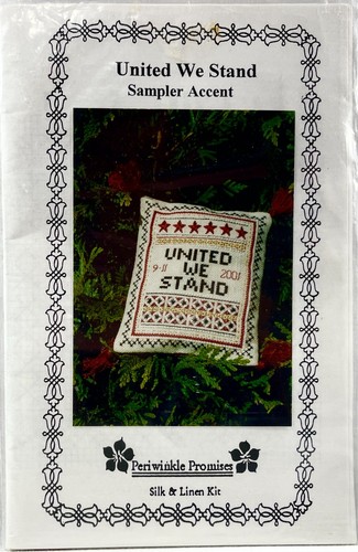 2001 Periwinkle Promises United We Stand Counted Cross Stitch Pattern ...