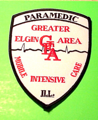 ELGIN ILLINOIS PARAMEDIC MOBILE INTENSIVE CARE 5 1/8" PATCH FREE ...