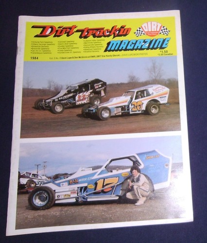 1984 Dirt Trackin Dirt Modified Program Dave Lape Randy Glenski | eBay