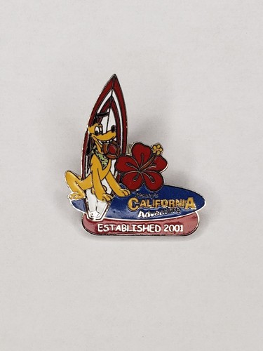 2001 Disney California Adventure Exclusive Pluto Surf Board Pin | eBay