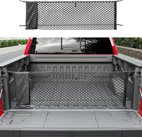Truck Bed Cargo Net 49.21 x 18.11 Truck Bed Organizer For 2015-2025 ...