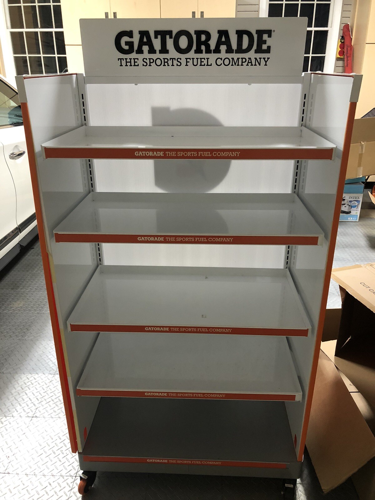 Gatorade Rolling Display Rack | eBay