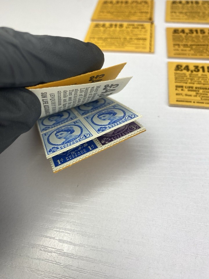 x6 1960s General Post Office (GPO) Stamp Booklets - Yellow (#2) | eBay UK