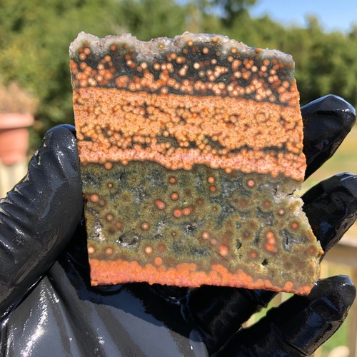 River Jasper with crystal top Slab Rough | eBay