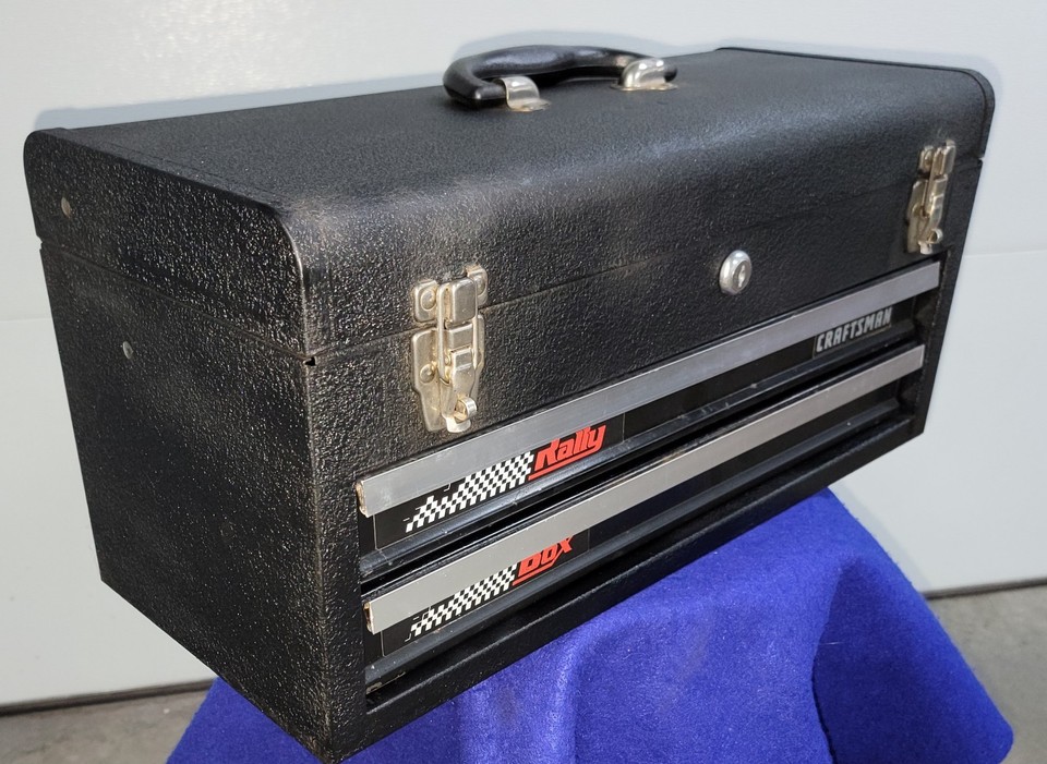 CRAFTSMAN 2-drawer RALLY BOX Mechanics Toolbox Tool Chest - Made 1998 ...
