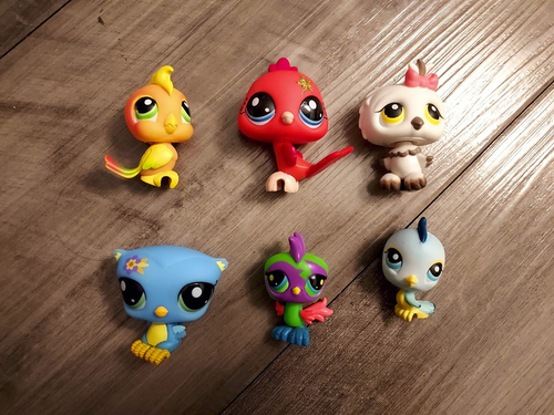 CHEAP Birds Lot Littlest Pet Shop LPS Gen 7 Blacklight Pet | eBay