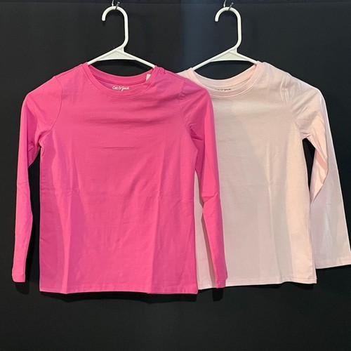 2/pk Cat & Jack Girls Long Sleeve Tees MED- NEW | eBay