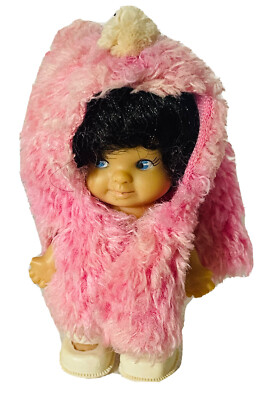 Vintage 60's Uneeda Pee Wee Miniature Girl Doll 4" Collectible Made In ...