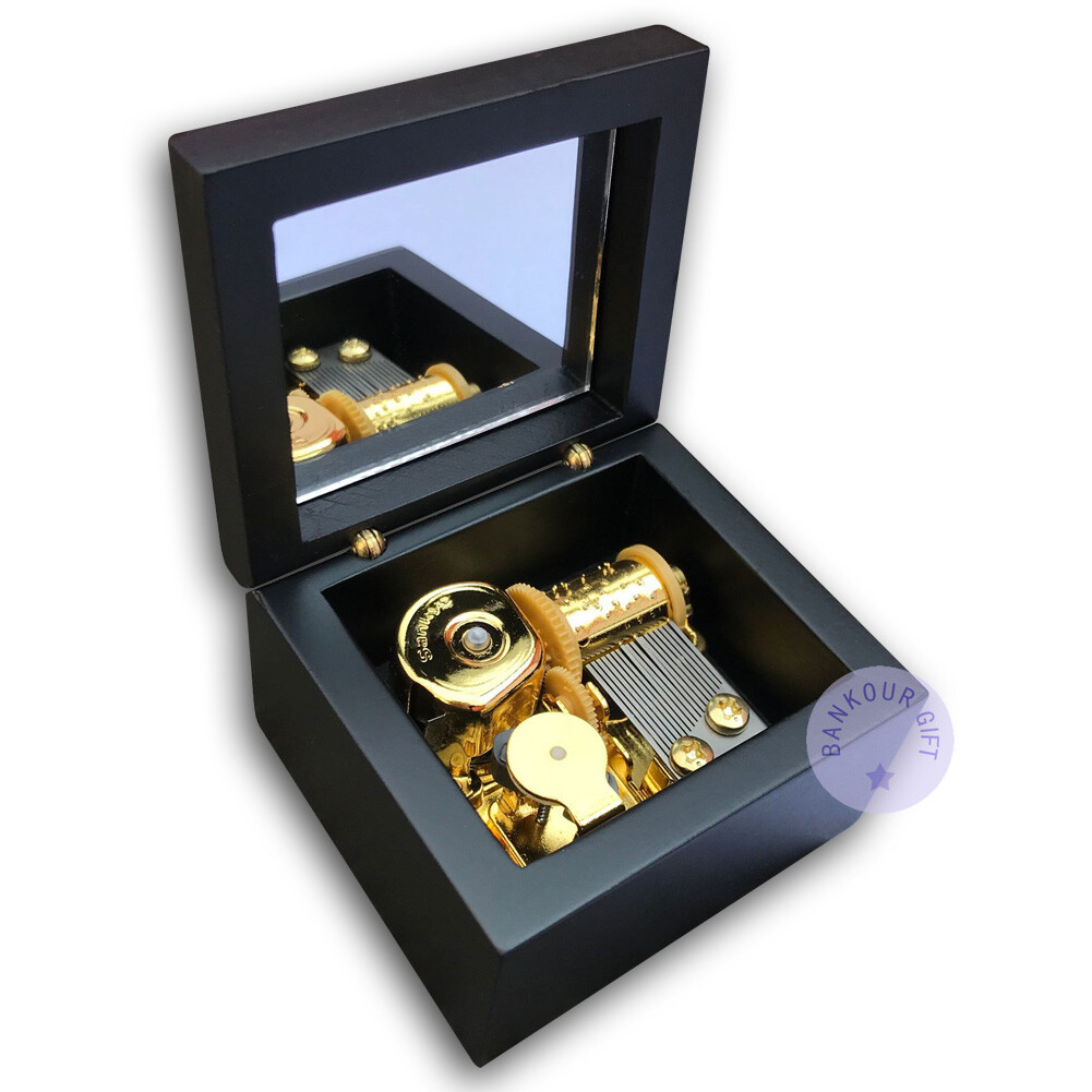 Play "Music Box Dancer" Wooden Music Box With Sankyo Musical Movement ...