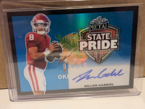 2023 Leaf Metal State Pride BLACK AUTO Dillon Gabriel #'d 1/3 - SSP! | eBay