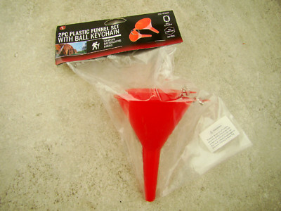 2Pc Plastic Funnel Set With Ball Keychain, Camping, Prospecting, Mining ...