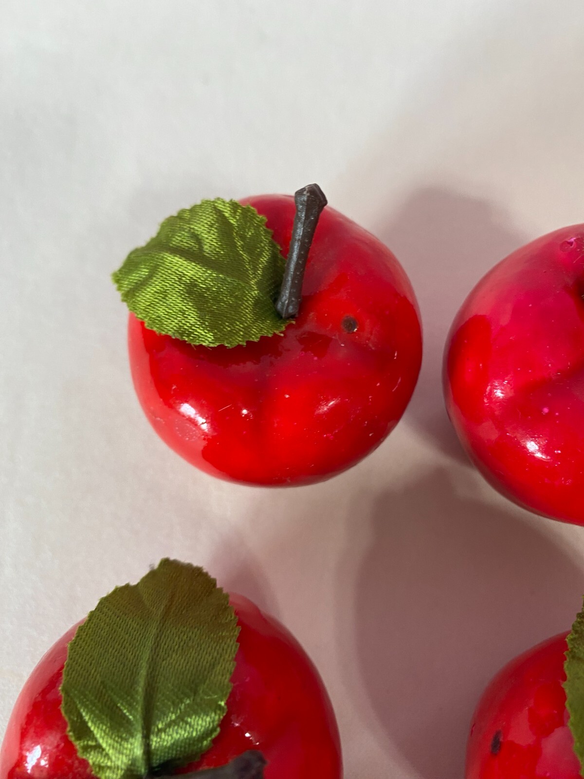 12 Fake Artificial Fruit Faux Decorative Red Apples 2" Size Styrofoam ...