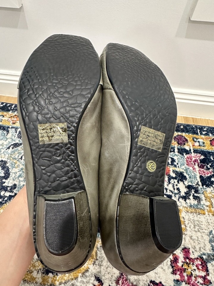 Django Juliette soft Leather Block High Heel Pumps Eu 42 Aus 11 | eBay ...