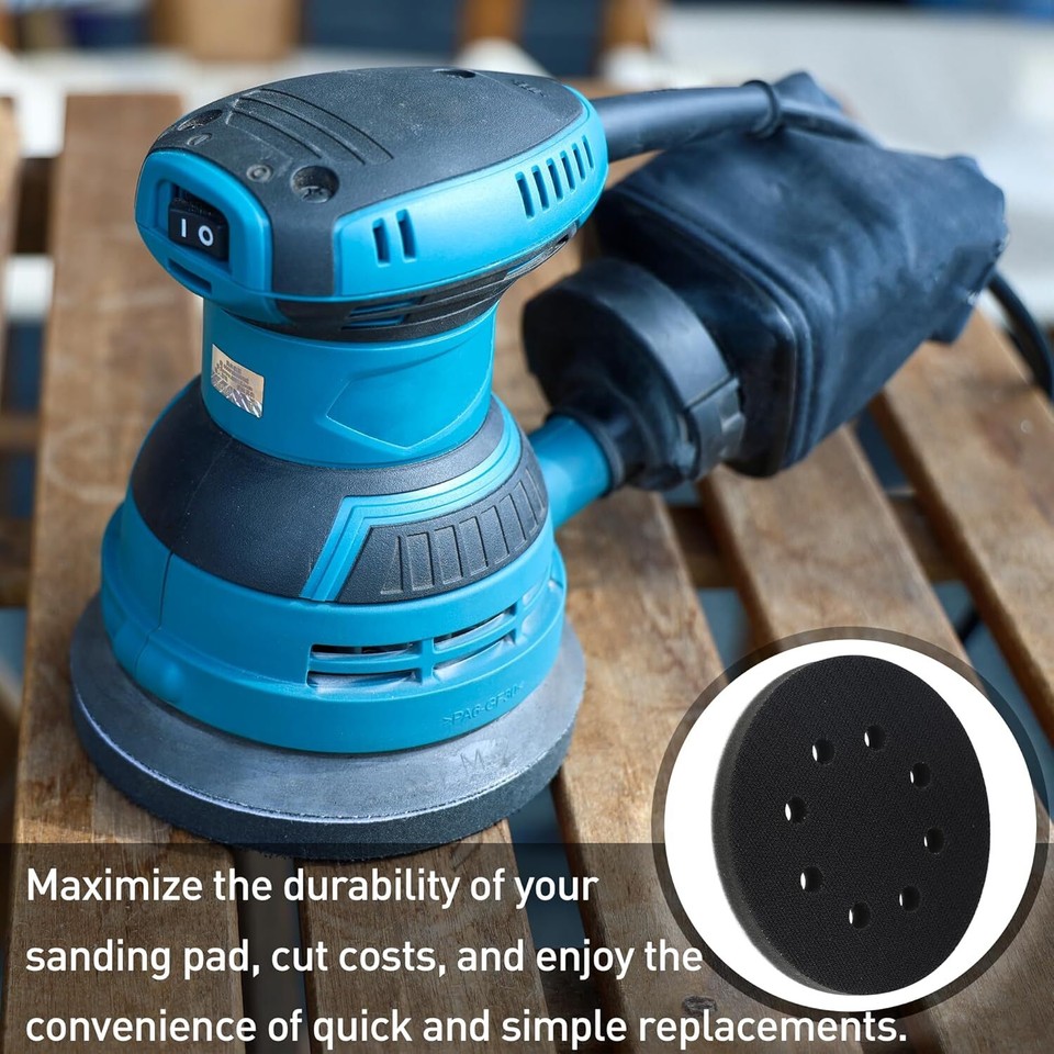 5 inch Hook Loop Soft Foam Interface Sanding Disc Sander Buffer Backing ...