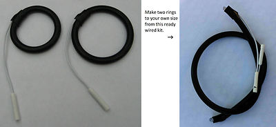 Conductive rubber ring electrodes 1 pair - Tens Estim - Make your own ...