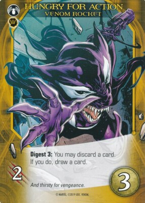 VENOM ROCKET Upper Deck Marvel Legendary VENOM HUNGRY FOR ACTION | eBay