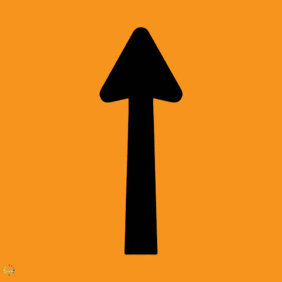 Temporary Hazard Marker Arrow Sign - Aluminum Metal Sign (SWS6096 ...