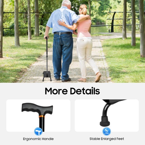Adjustable Stair Climbing Assist Cane Balance Walking Sticks W/ Pedal ...