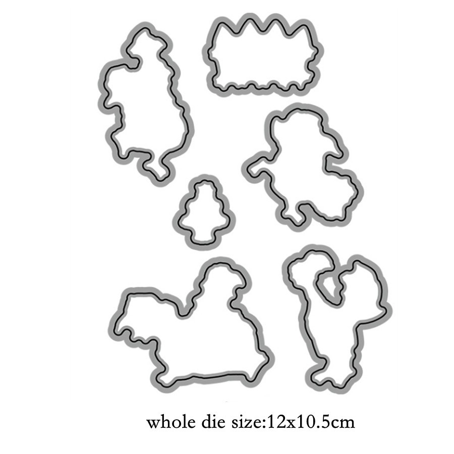 Silly Rooster Spring Chicken at Heart Metal Cutting Dies Clear Stamps ...