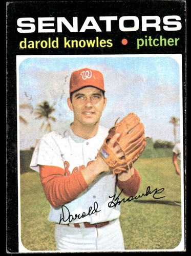 1971 Topps Darold Knowles #261 Washington Senators Baseball Card | eBay