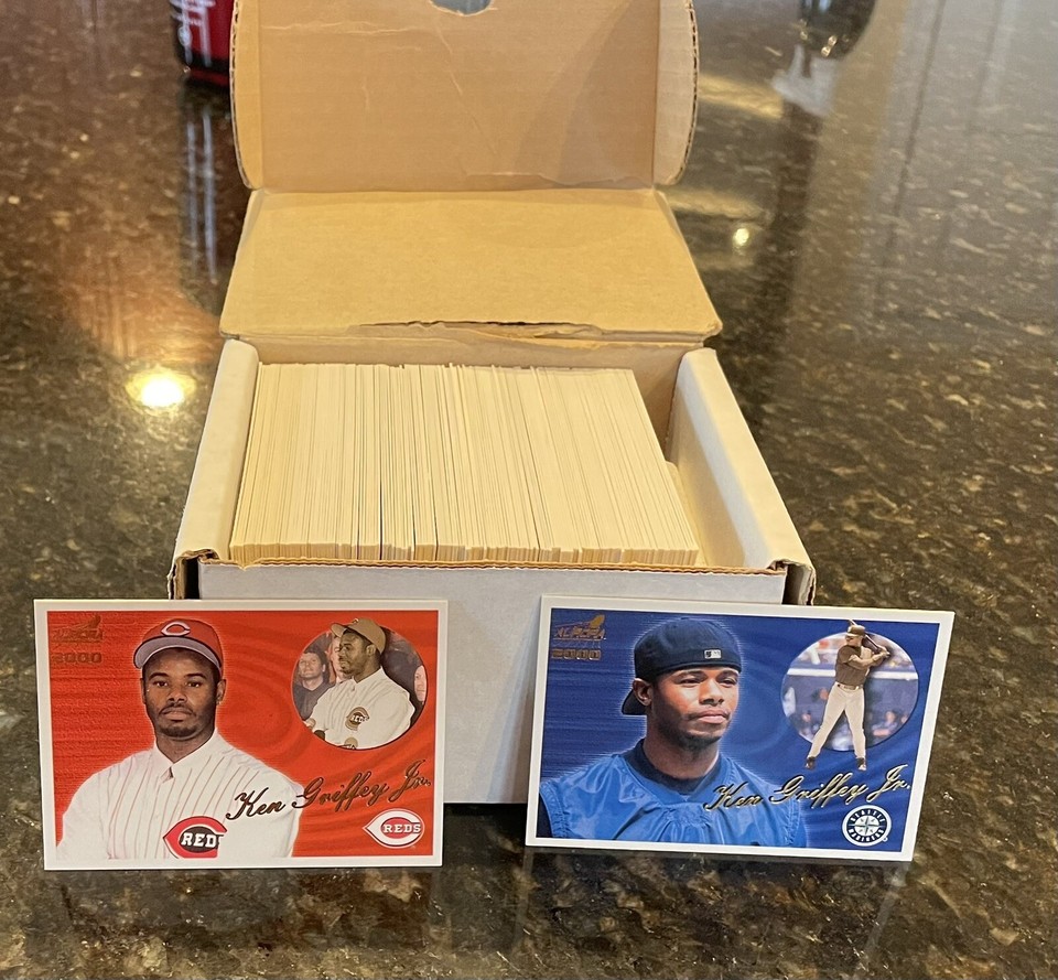 2000 Pacific Aurora Baseball complete set (151 cards) Both Ken Griffey ...