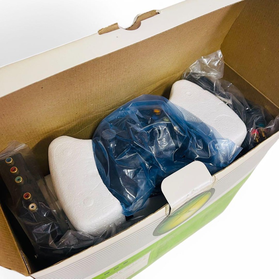 Microsoft Xbox special edition Skeleton Clear Black Console w/ Box r ...