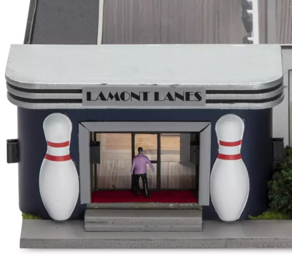 HO Scale Bowling Alley Lanes Building with LED Lights Interior Exterior ...