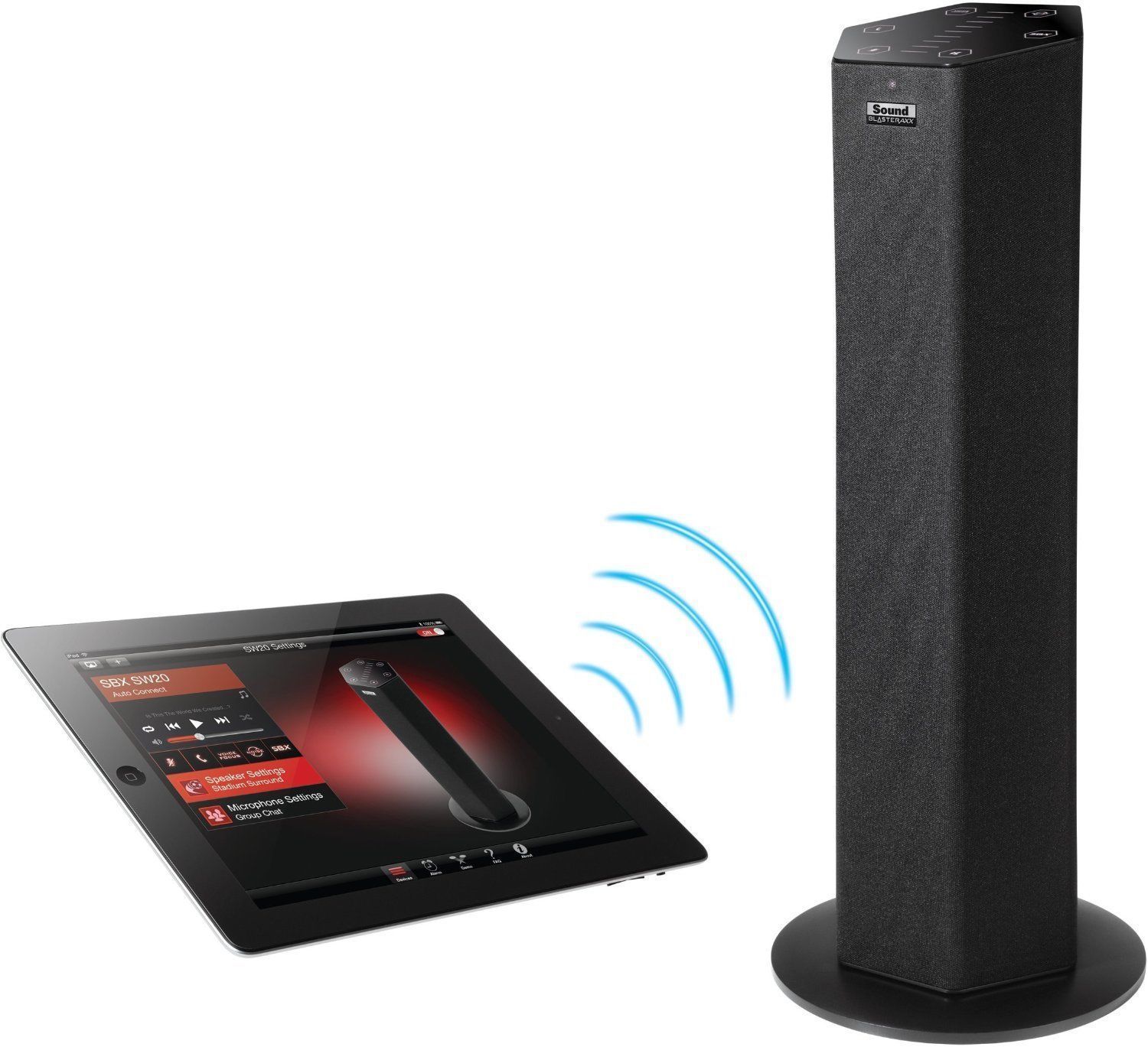 Creative Sound Blaster Axx20 SBX20 Wireless Speaker With Dual-Array ...