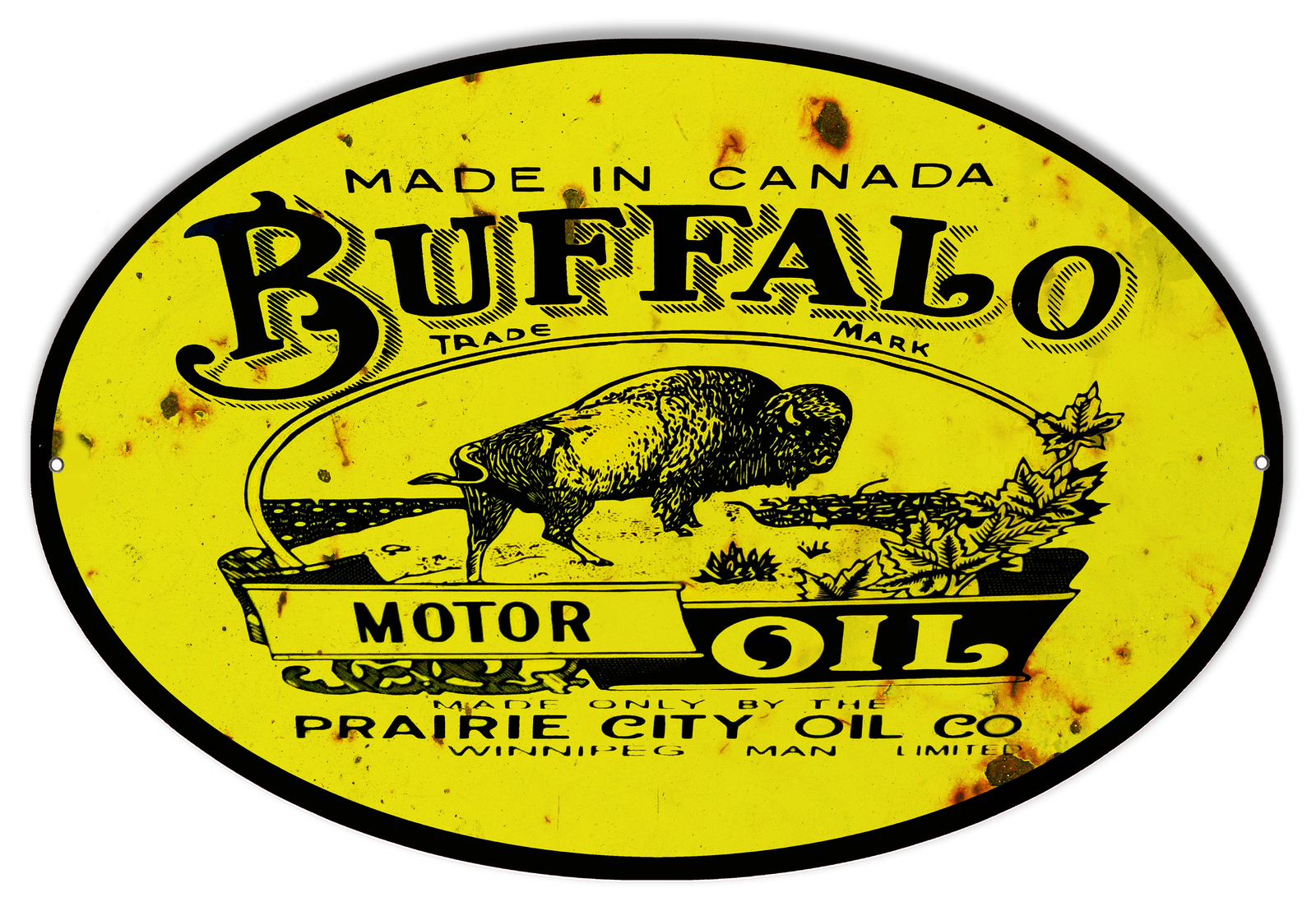 Buffalo Motor Oil Reproduction Metal Sign 11x18 | eBay