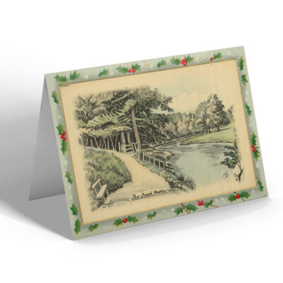 CHRISTMAS CARD Vintage Scotland - The Tweed, Peebles (b) | eBay UK