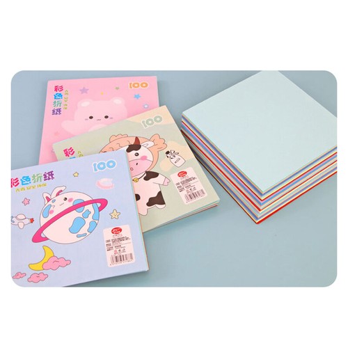 Large DIY Handmade Colored Paper Square Thousand Paper Crane Star ...