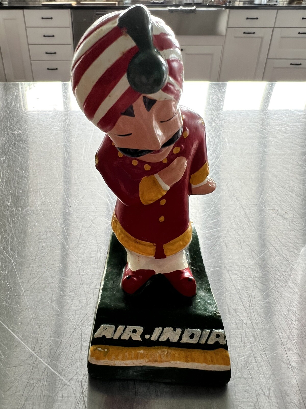 Vintage AIR INDIA Maharaja Advertising Statue Figurine 4.5" | eBay