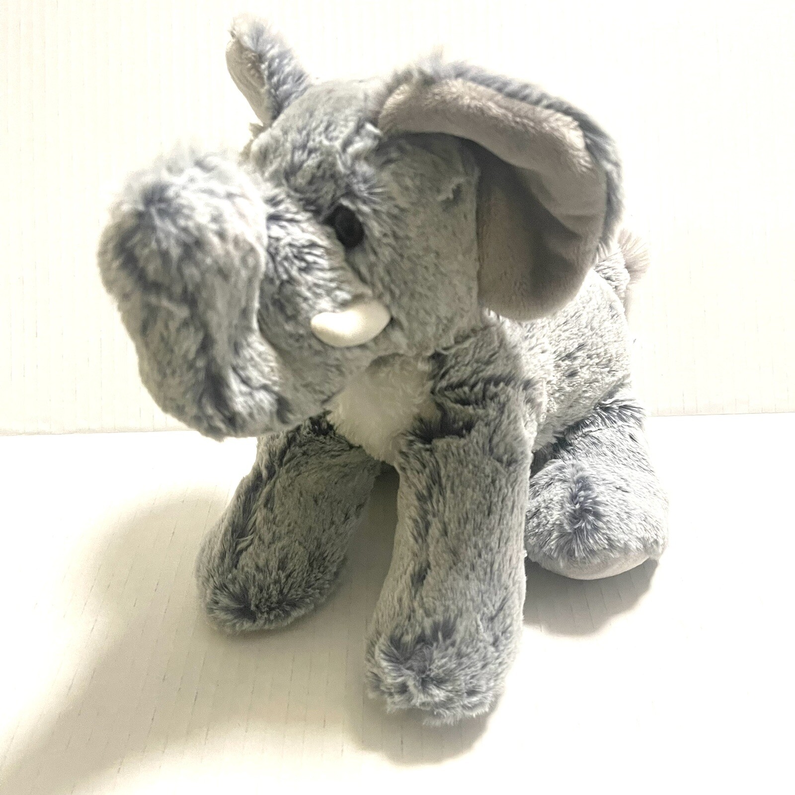 Aurora Flopsie 12" Elephant Medium Gray Grey Adorable Soft Stuffed ...