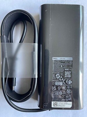 Dell 130W HA130PM170 USB-C Type C Laptop Charger AC Adapter w/ Cord ...