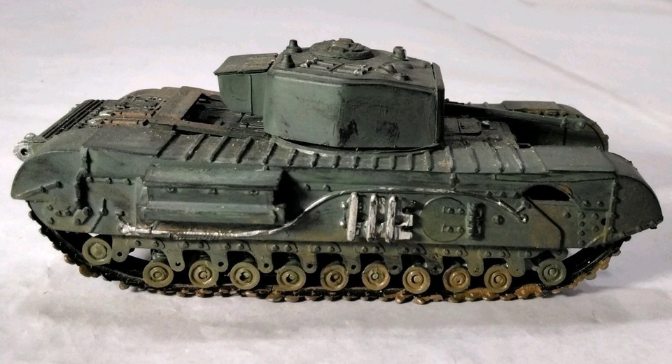 Platoon of 3 Late War 20mm Churchill VI Tanks 1/72 Wargames See ...
